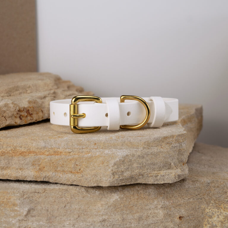 XCLUSIVE COLLAR – NATURAL BEIGE – Dear Doggy – Pet Accessories